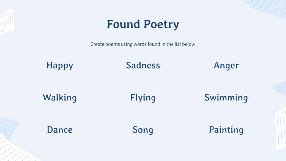 Middle School Activities to Celebrate National Poetry Month