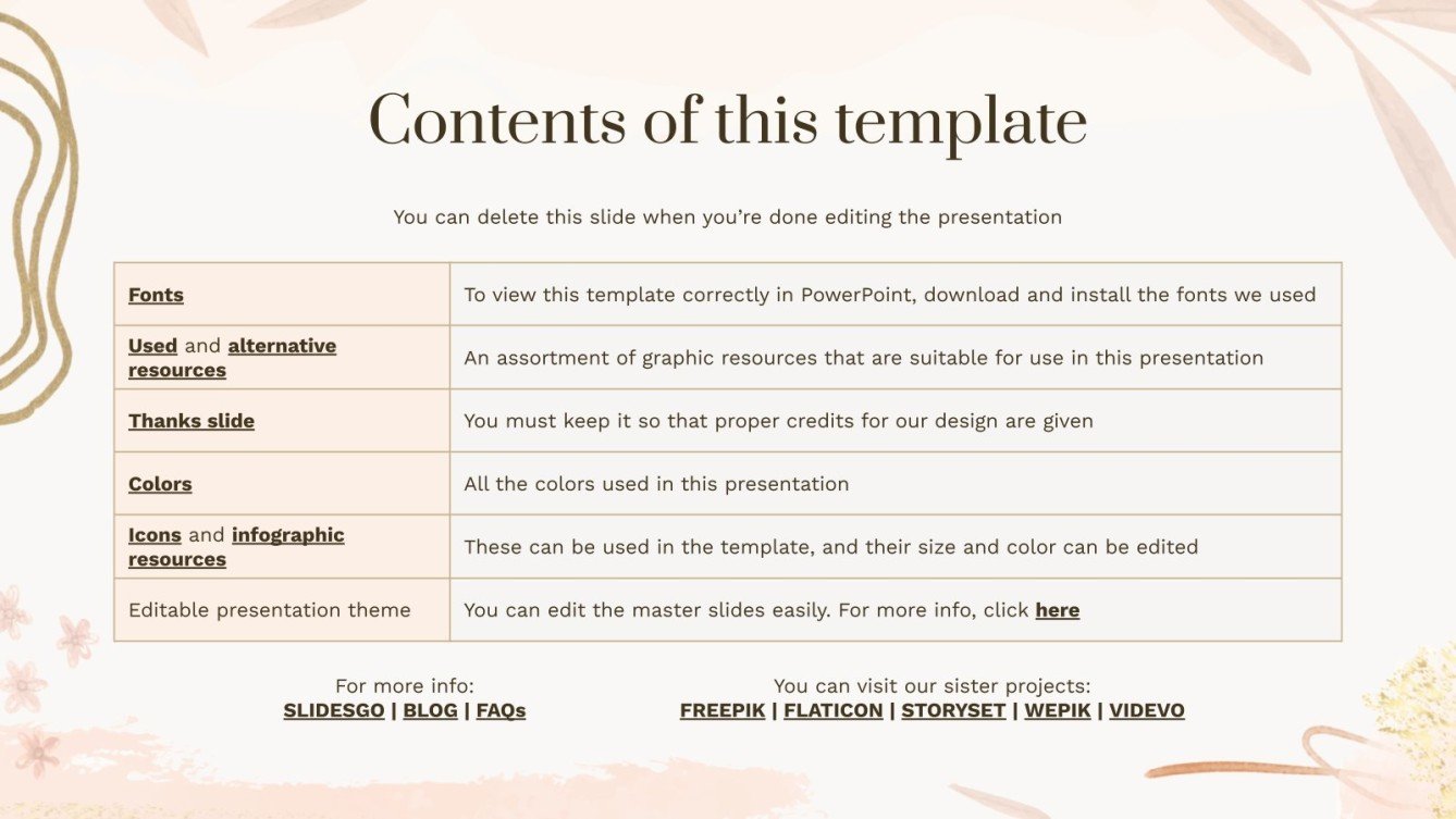 Watercolor Calendar Template