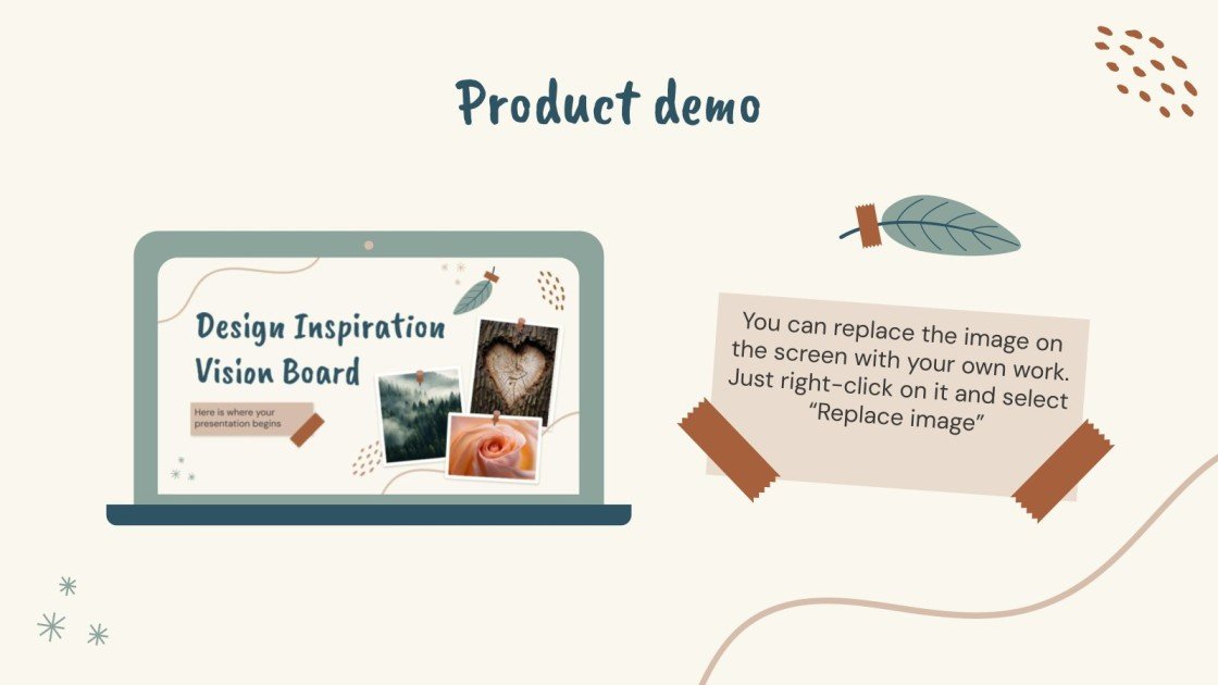 Design Inspiration Vision Board Presentation