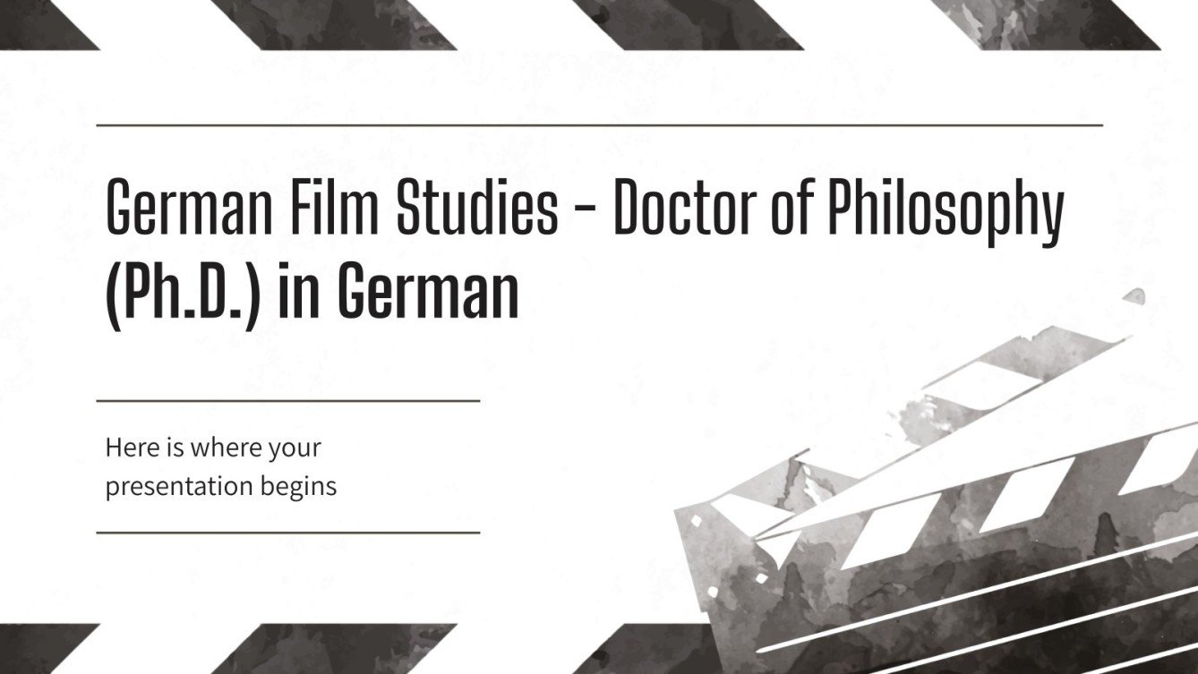German Film Studies - Doctor of Philosophy (Ph.D.) in German
