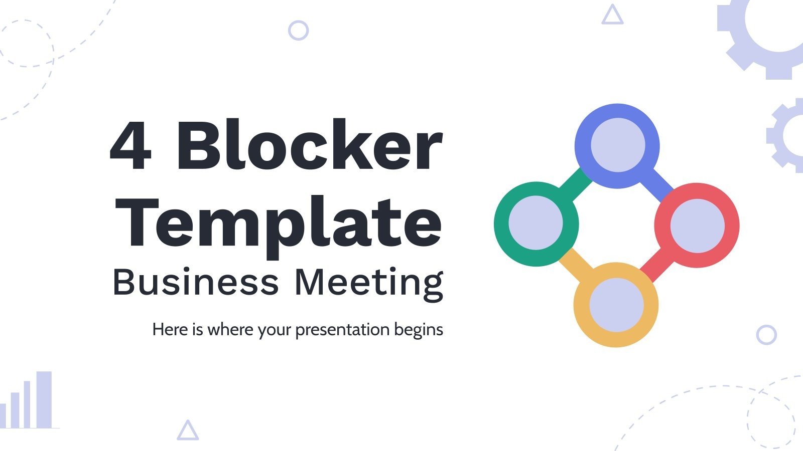 4 Blocker Template Business Meeting Presentation