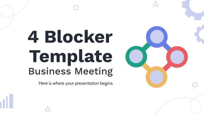4 Blocker Template Business Meeting Presentation