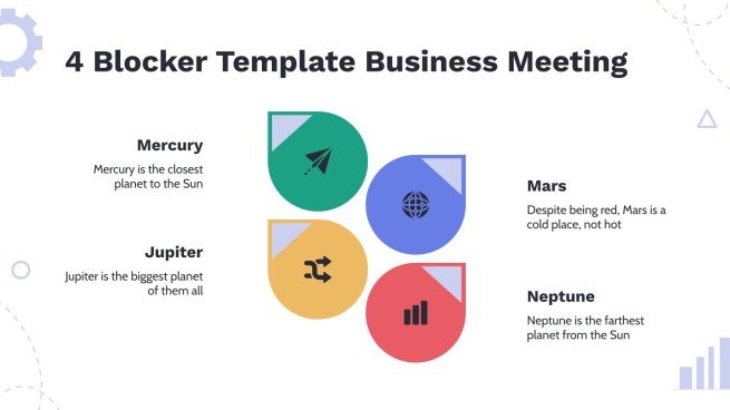 4 Blocker Template Business Meeting Presentation
