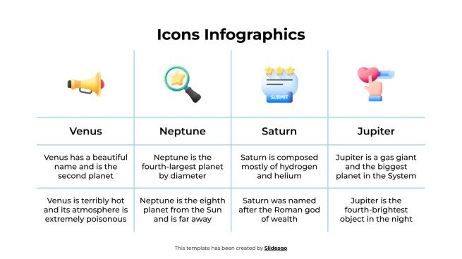 Icons Infographics Template