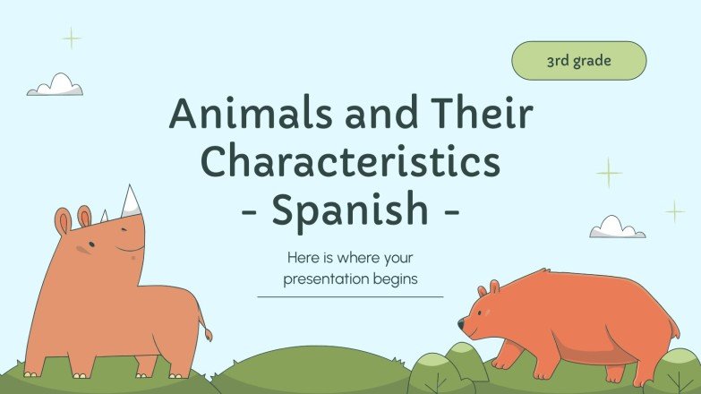 Animals and Their Characteristics - Spanish - 3rd Grade