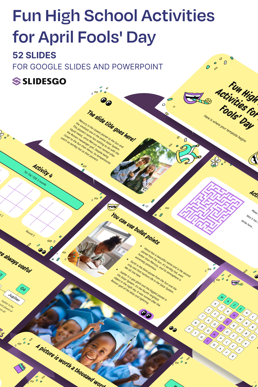 Fun High School Activities for April Fools' Day Presentation