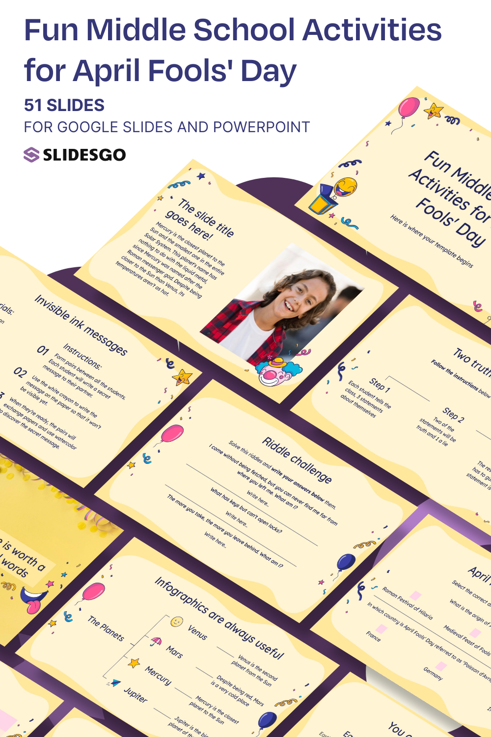 Fun Middle School Activities for April Fools' Day