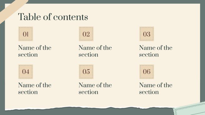 Vintage Scrap Paper Theme for Marketing