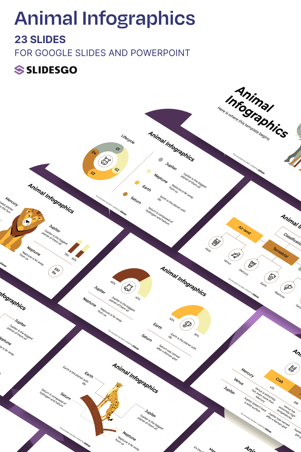 Animal Infographics Template