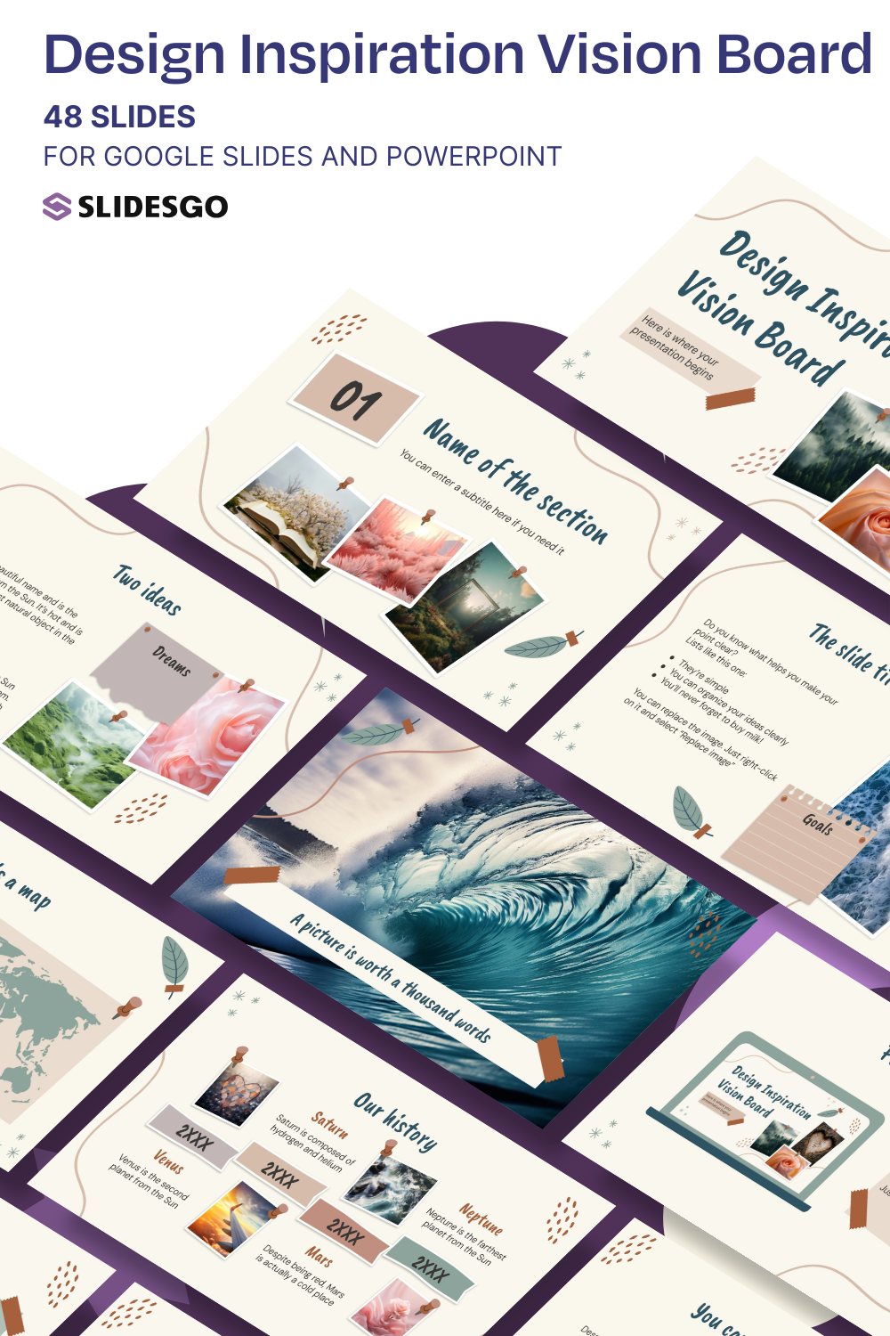 Design Inspiration Vision Board Presentation