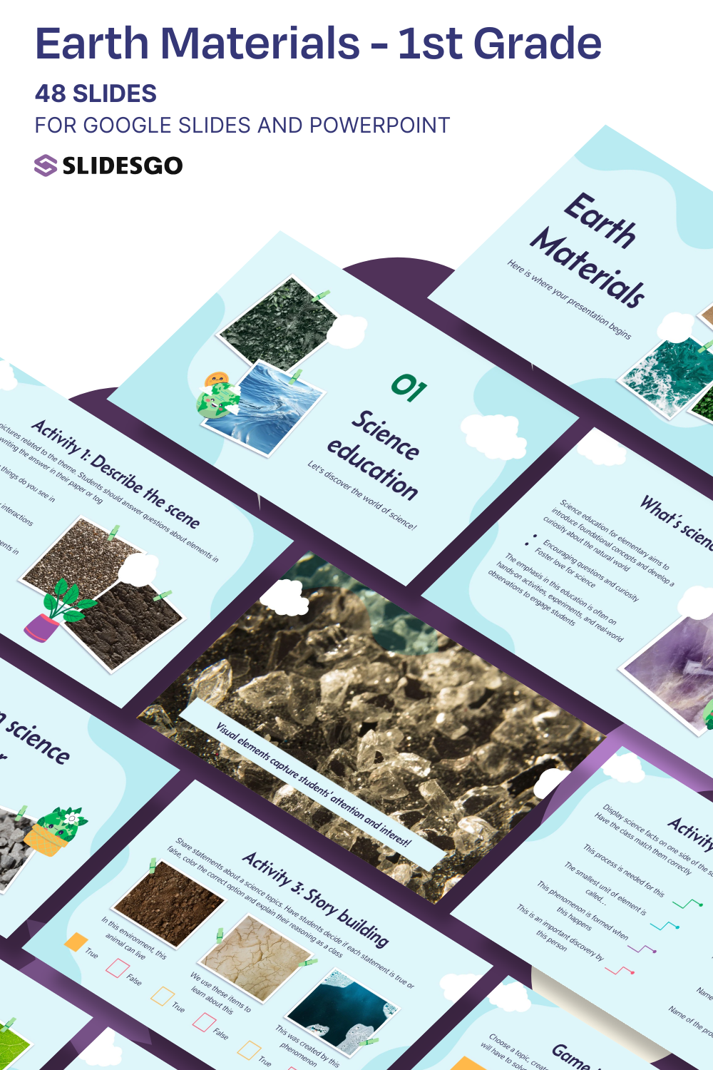 Earth Materials - 1st Grade Presentation