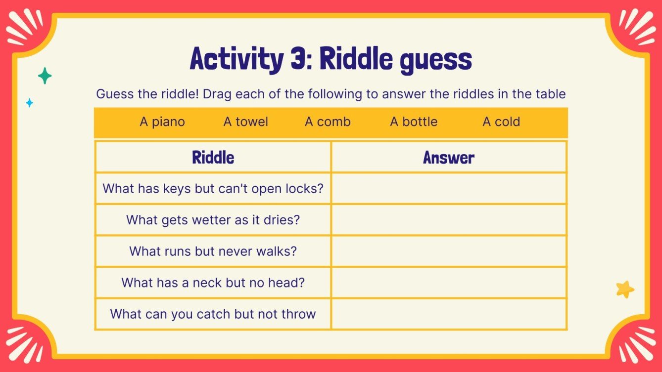 Fun Elementary Activities for April Fools' Day Presentation