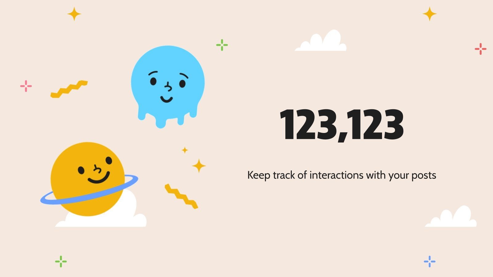 Cute GIFs Theme for Social Media Presentation