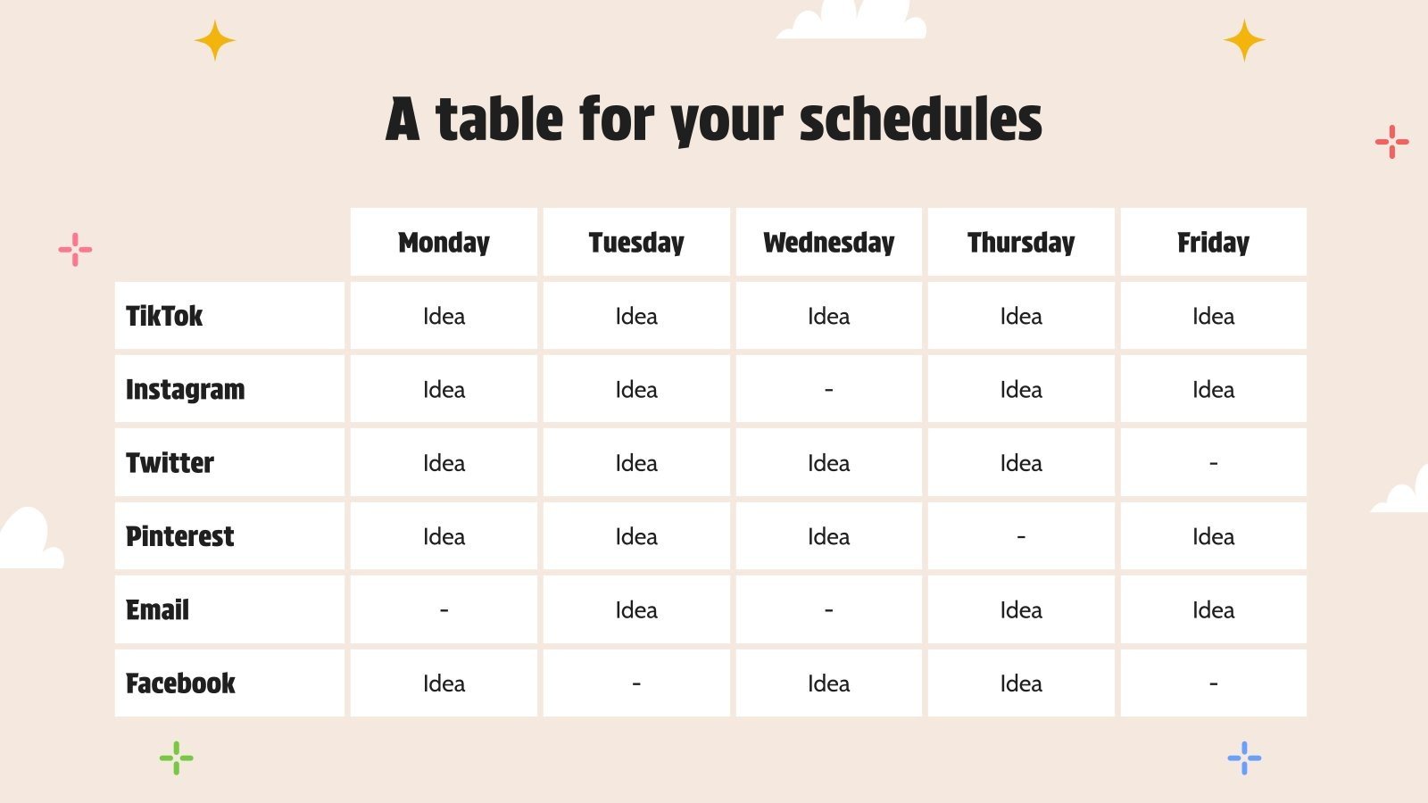 Cute GIFs Theme for Social Media Presentation