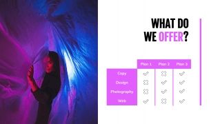 Neon Agency Google Slides Theme and PowerPoint Template