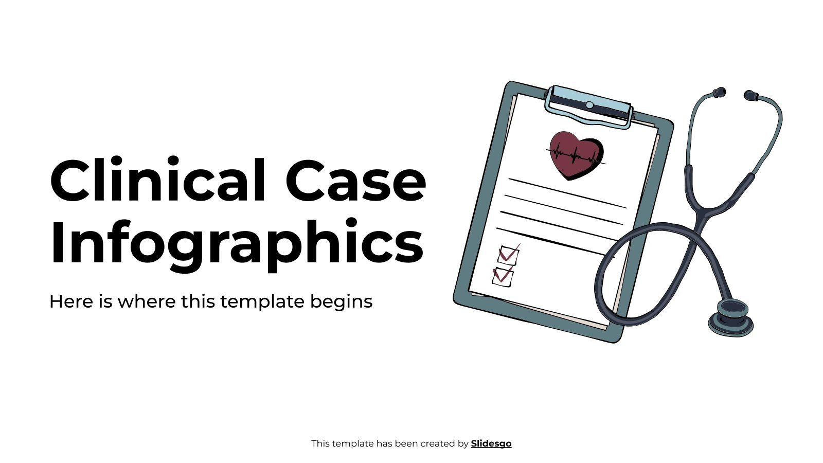 Plantilla Infografías de casos clínicos