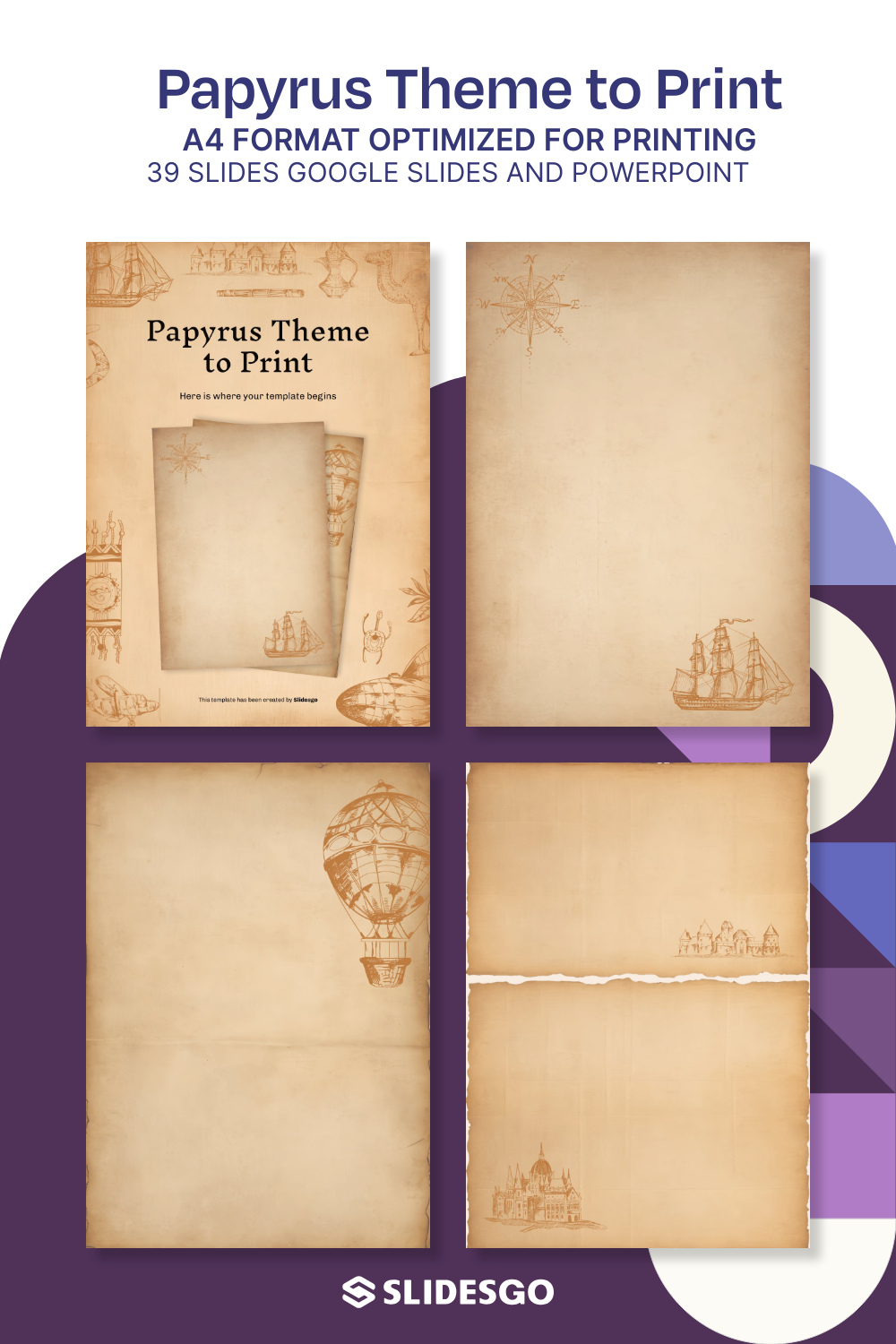 Papyrus Theme to Print Presentation