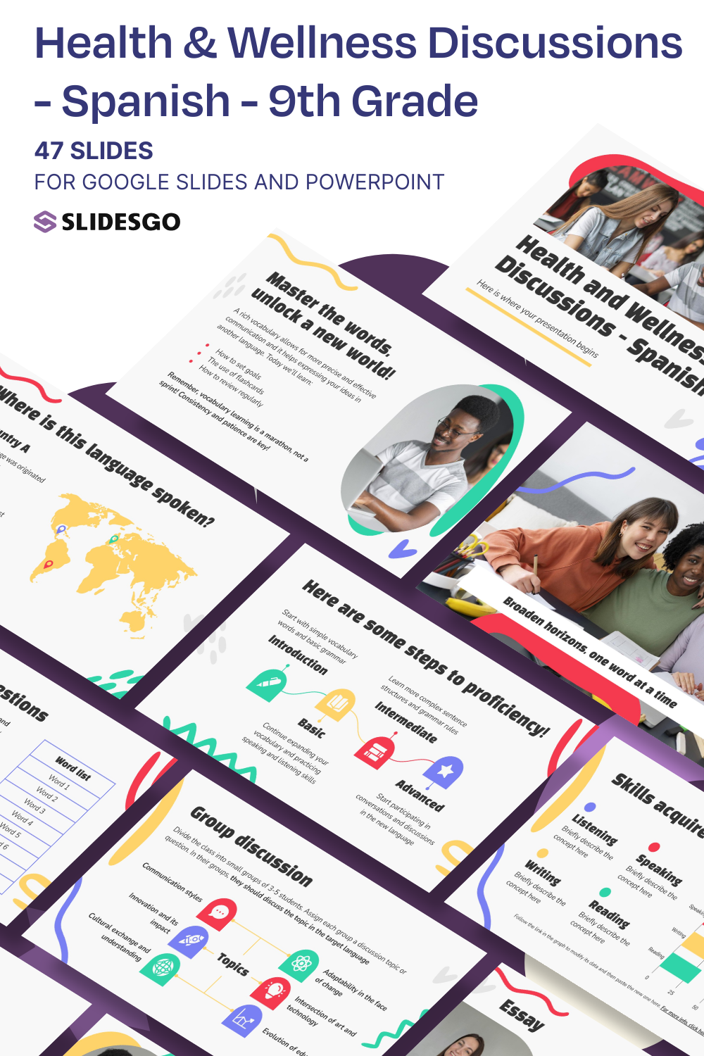 Health and Wellness Discussions - Spanish - 9th Grade