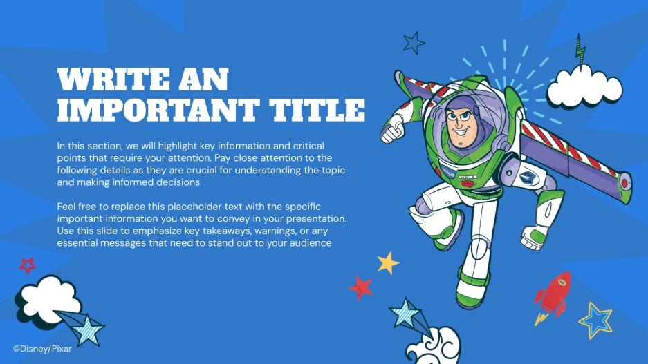 Toy Story Presentation