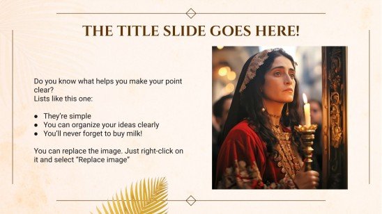 Holy Week Presentation