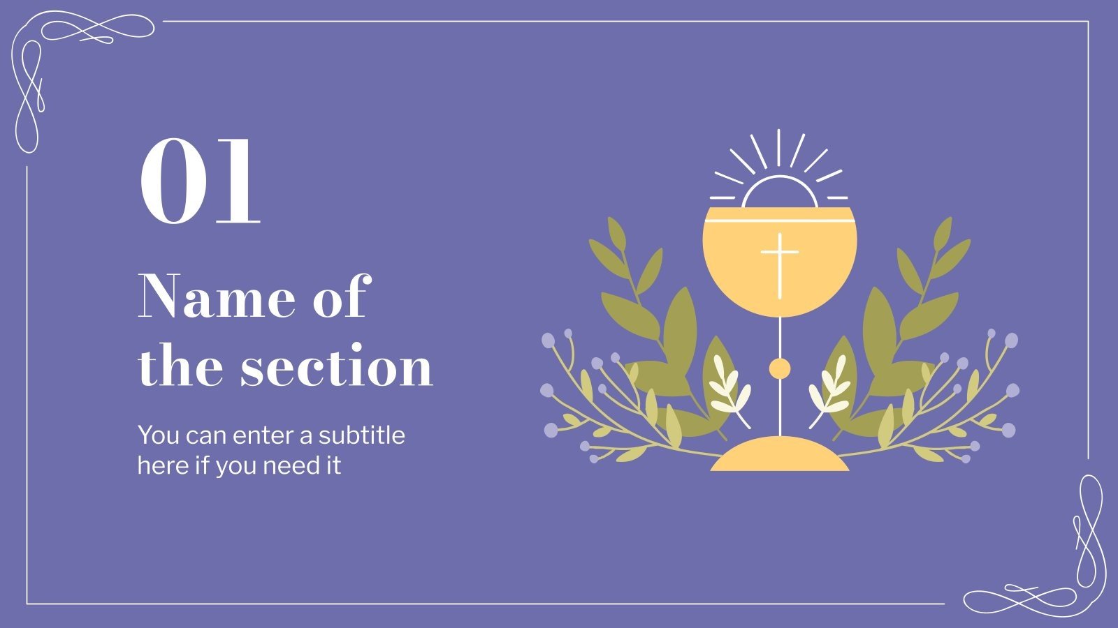 Holy Week Presentation