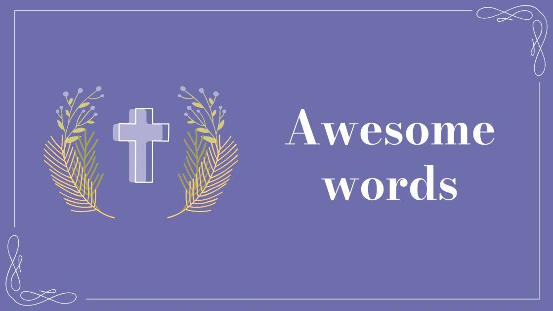 Holy Week Presentation