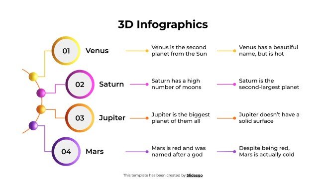 3D Infographics Template