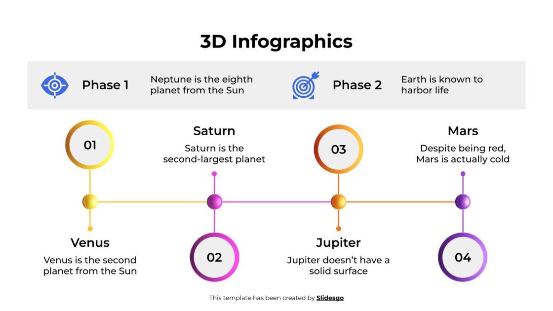 3D Infographics Template