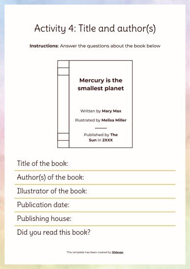 Elementary Activities to Celebrate Children's Book Day