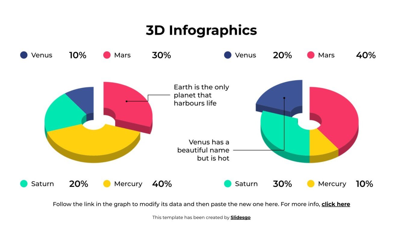 3D Infographics Template