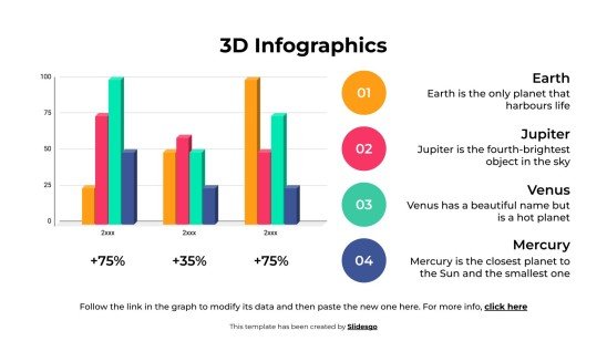3D Infographics Template