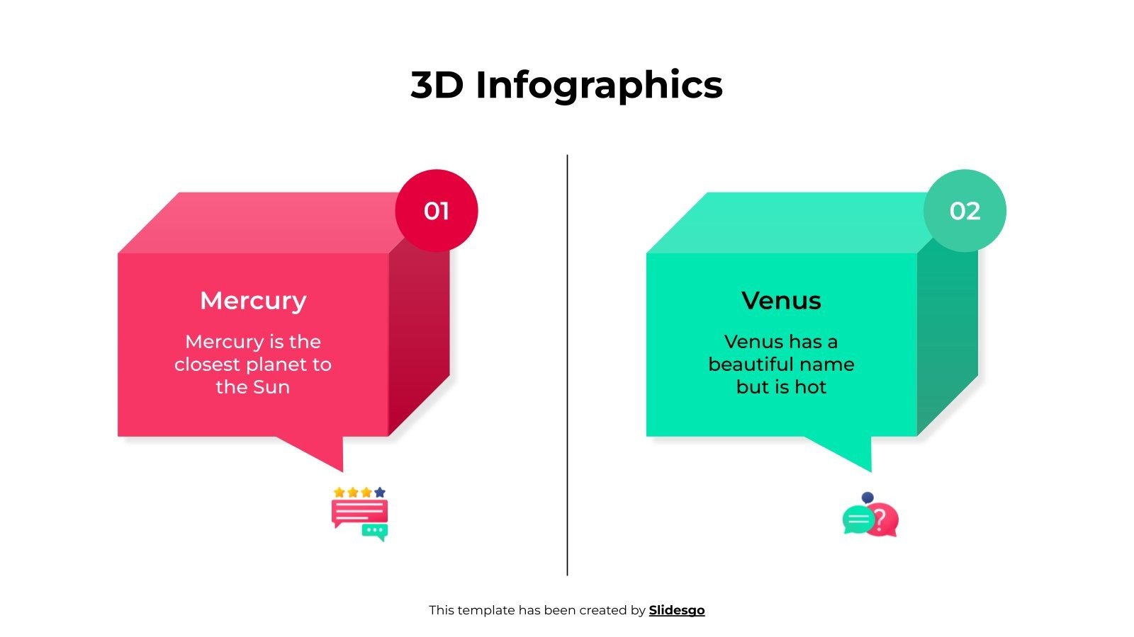 3D Infographics Template