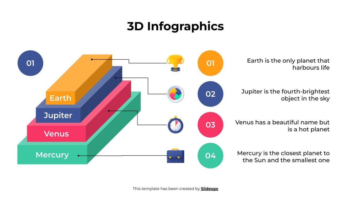 3D Infographics Template
