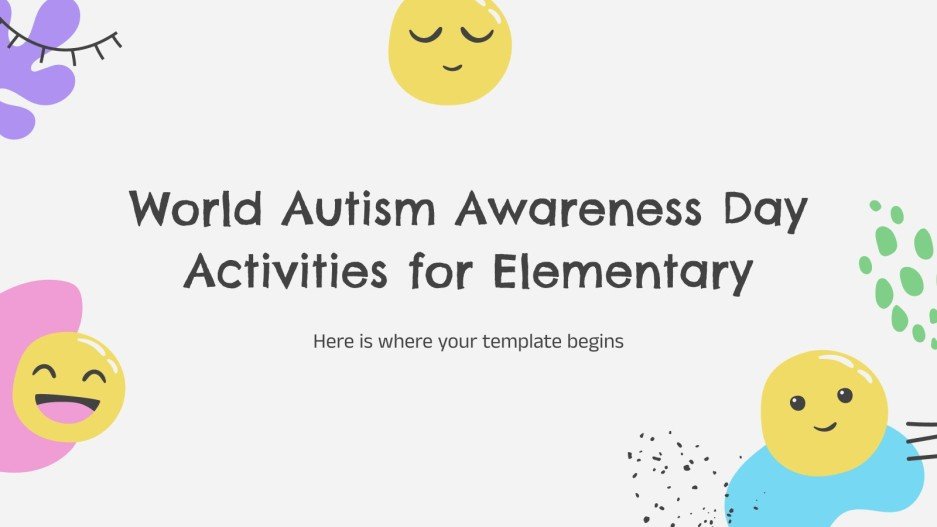 World Autism Awareness Day Activities for Elementary