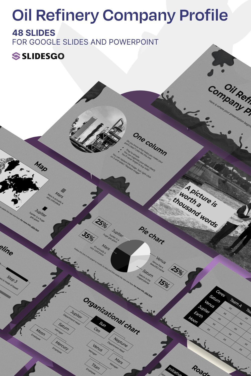 Oil Refinery Company Profile Presentation