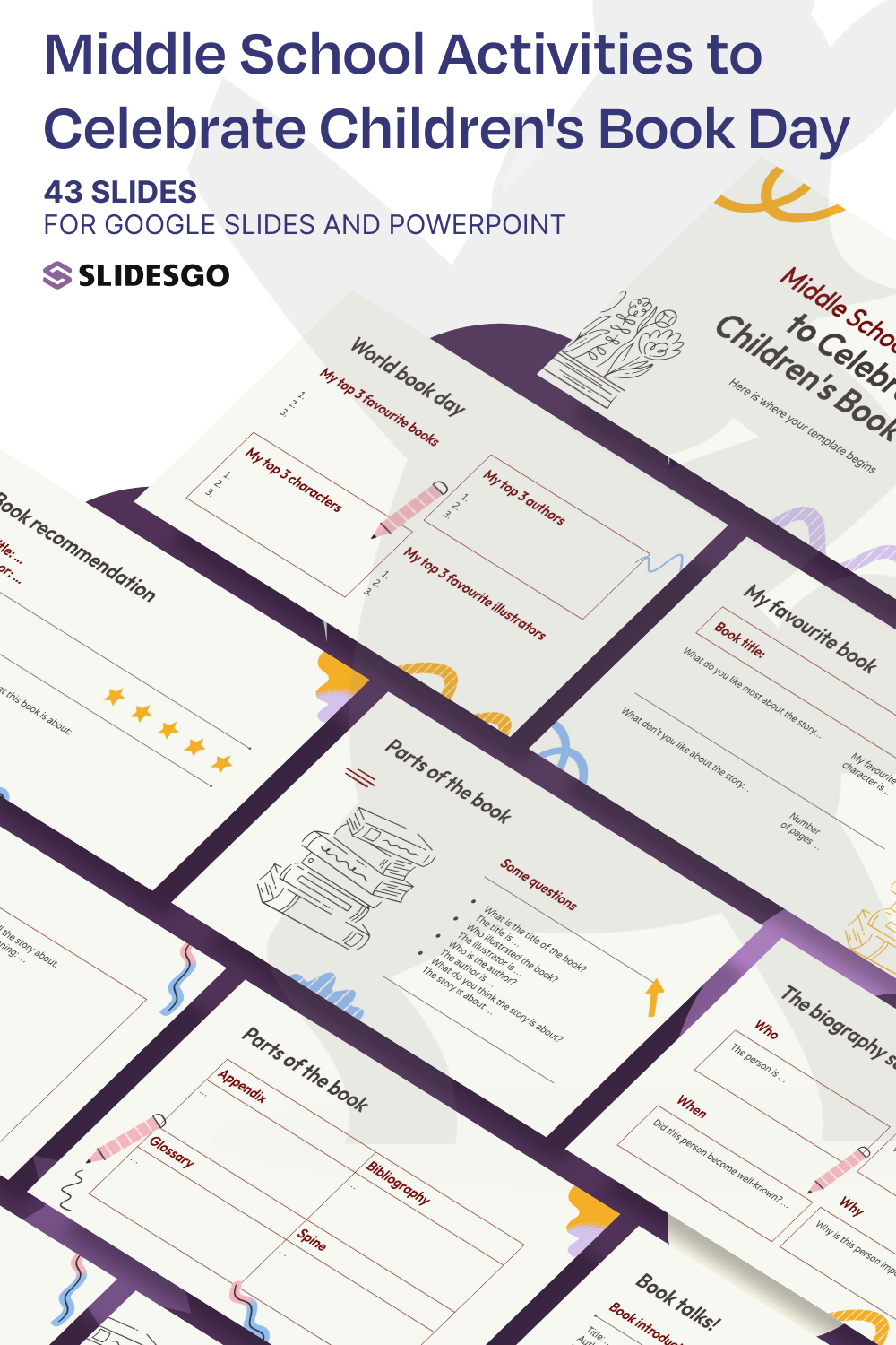 Middle School Activities to Celebrate Children's Book Day