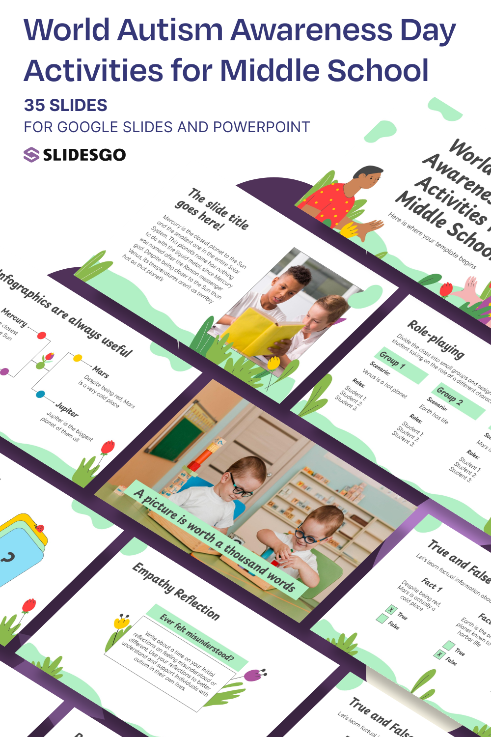 World Autism Awareness Day Activities for Middle School