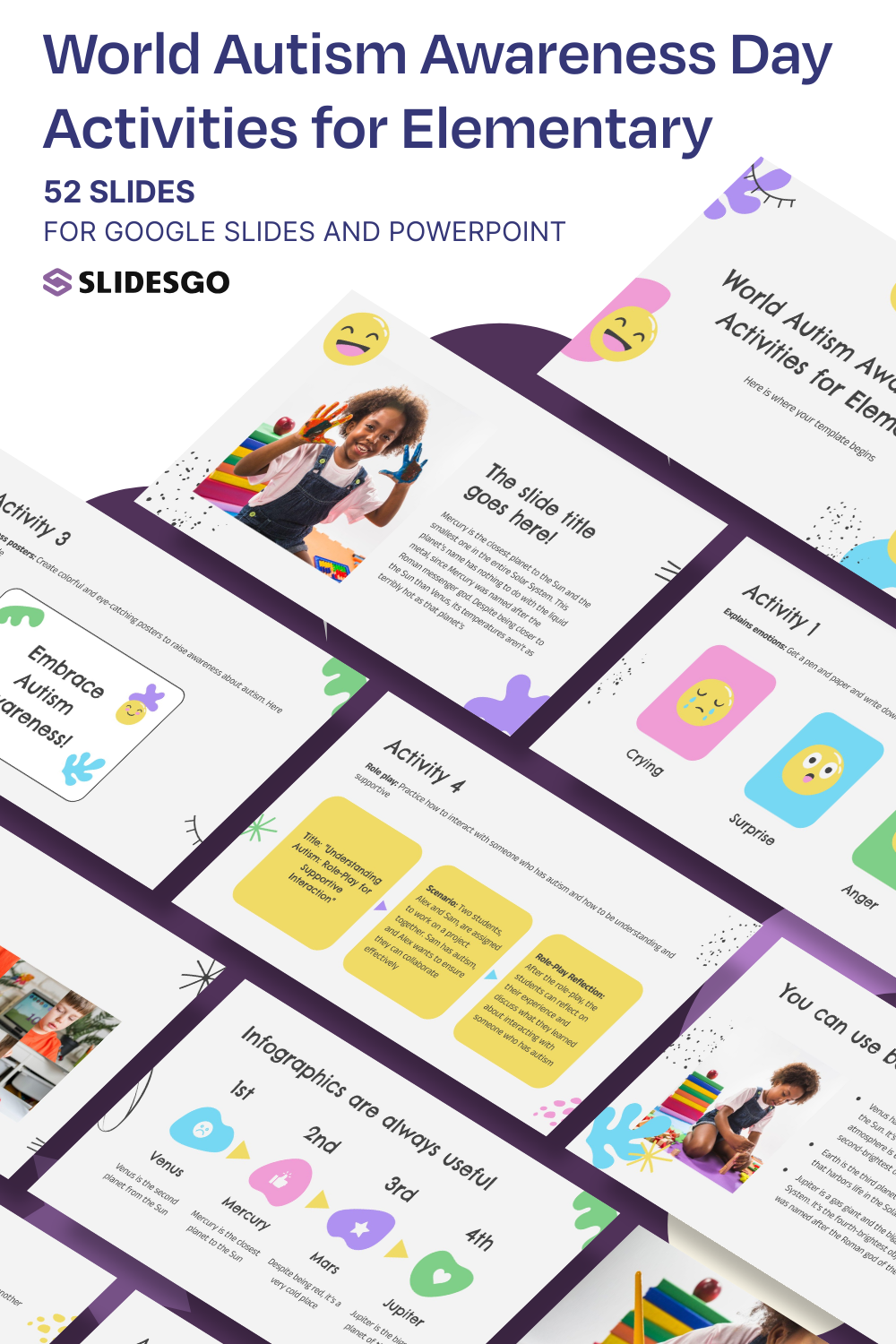 World Autism Awareness Day Activities for Elementary