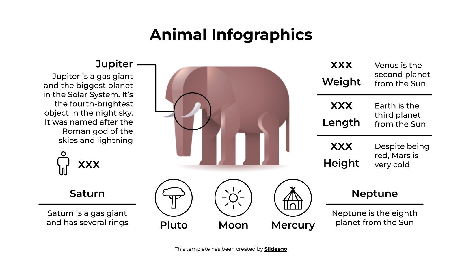 Animal Infographics Template