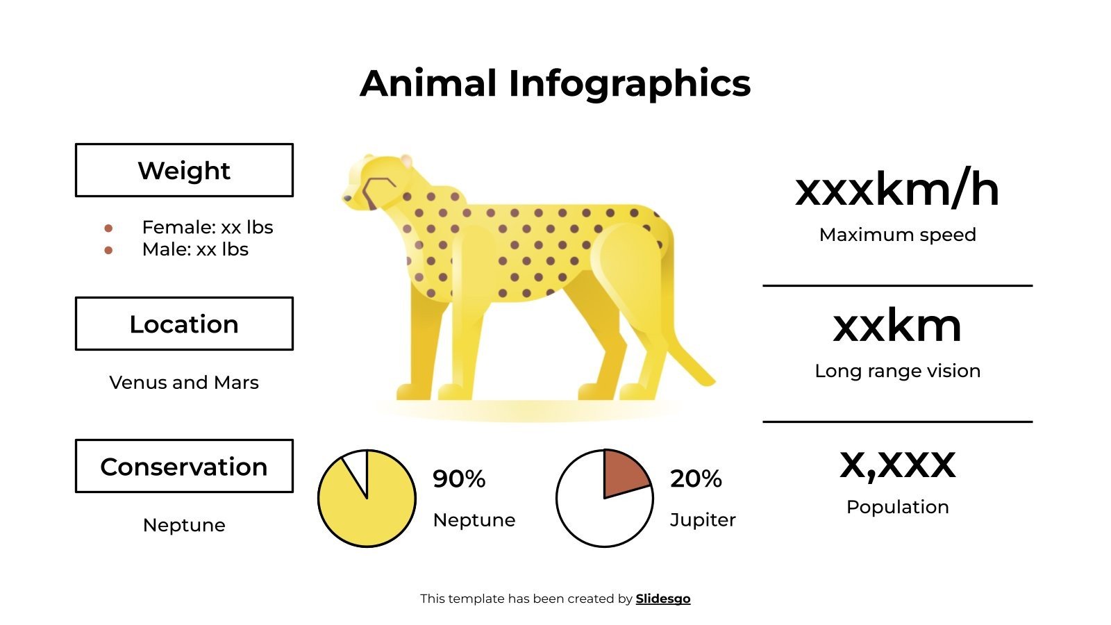 Animal Infographics Template