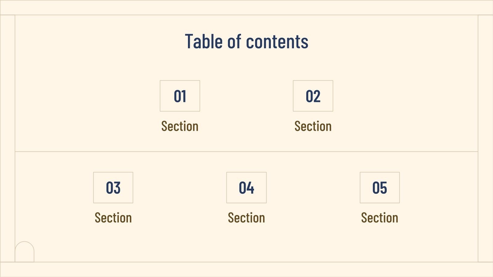 Corporate Classification Chart Presentation