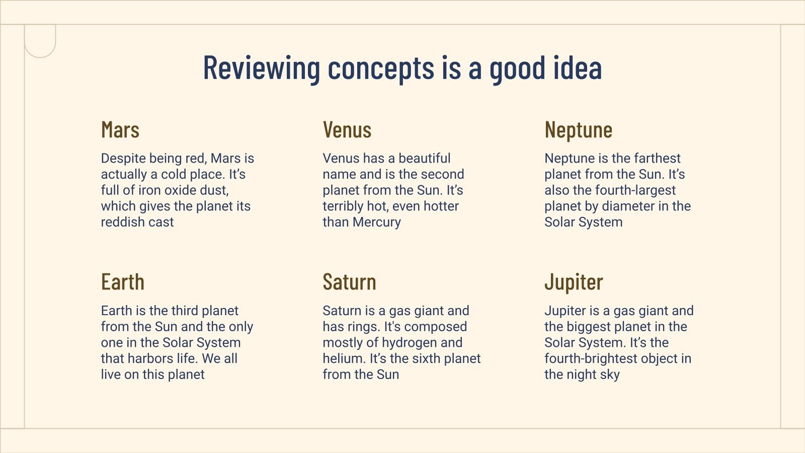 Corporate Classification Chart Presentation
