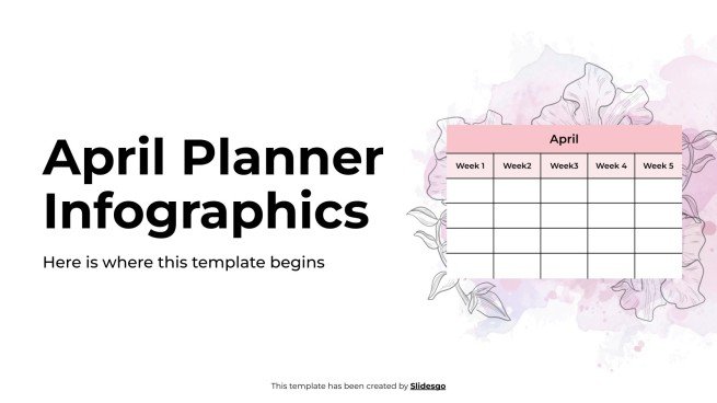 Free Planner Infographics for Google Slides and PowerPoint