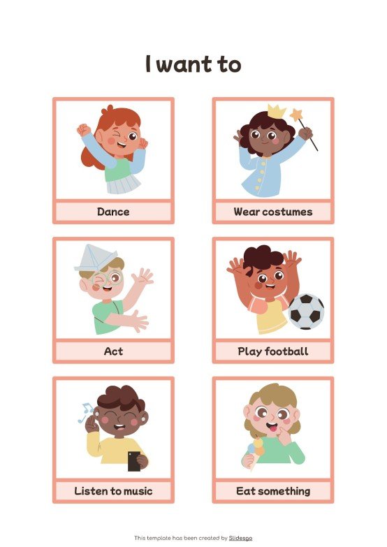 Pictograms for Communication with Children Presentation