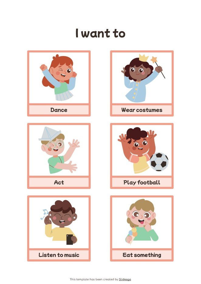 Pictograms for Communication with Children Presentation