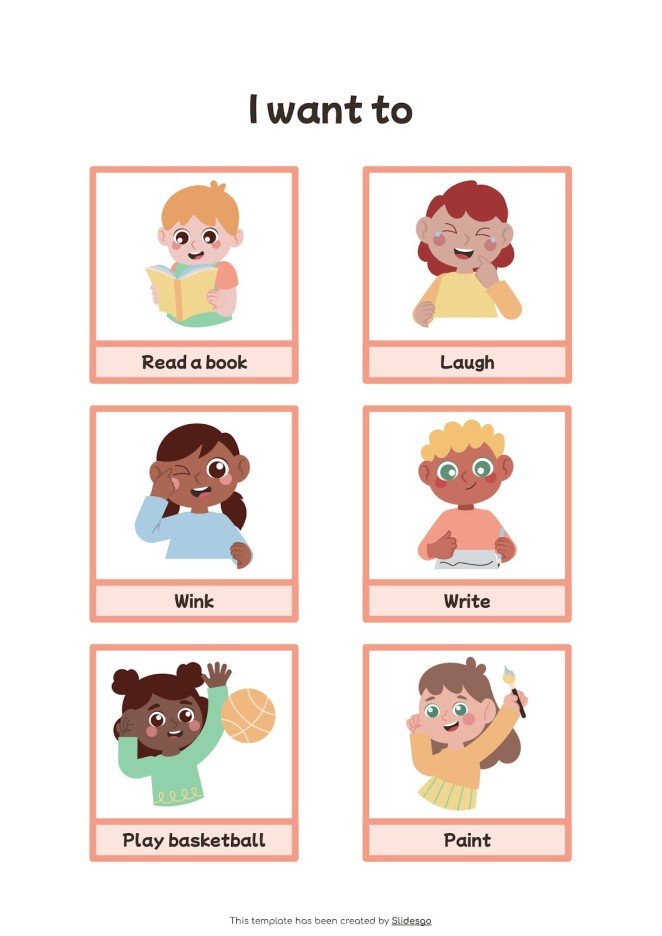 Pictograms for Communication with Children Presentation