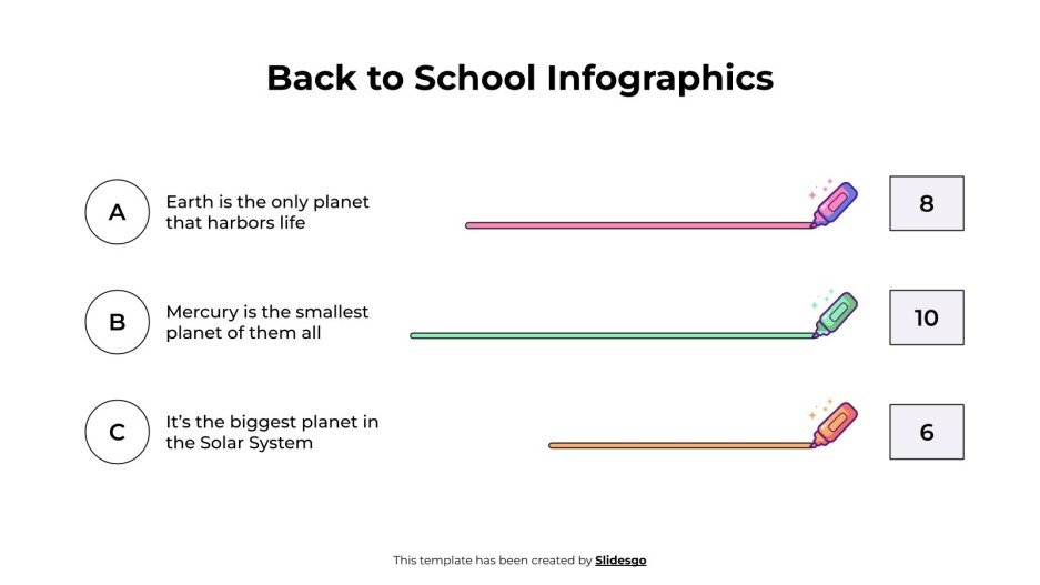 Back to School Infographics Template