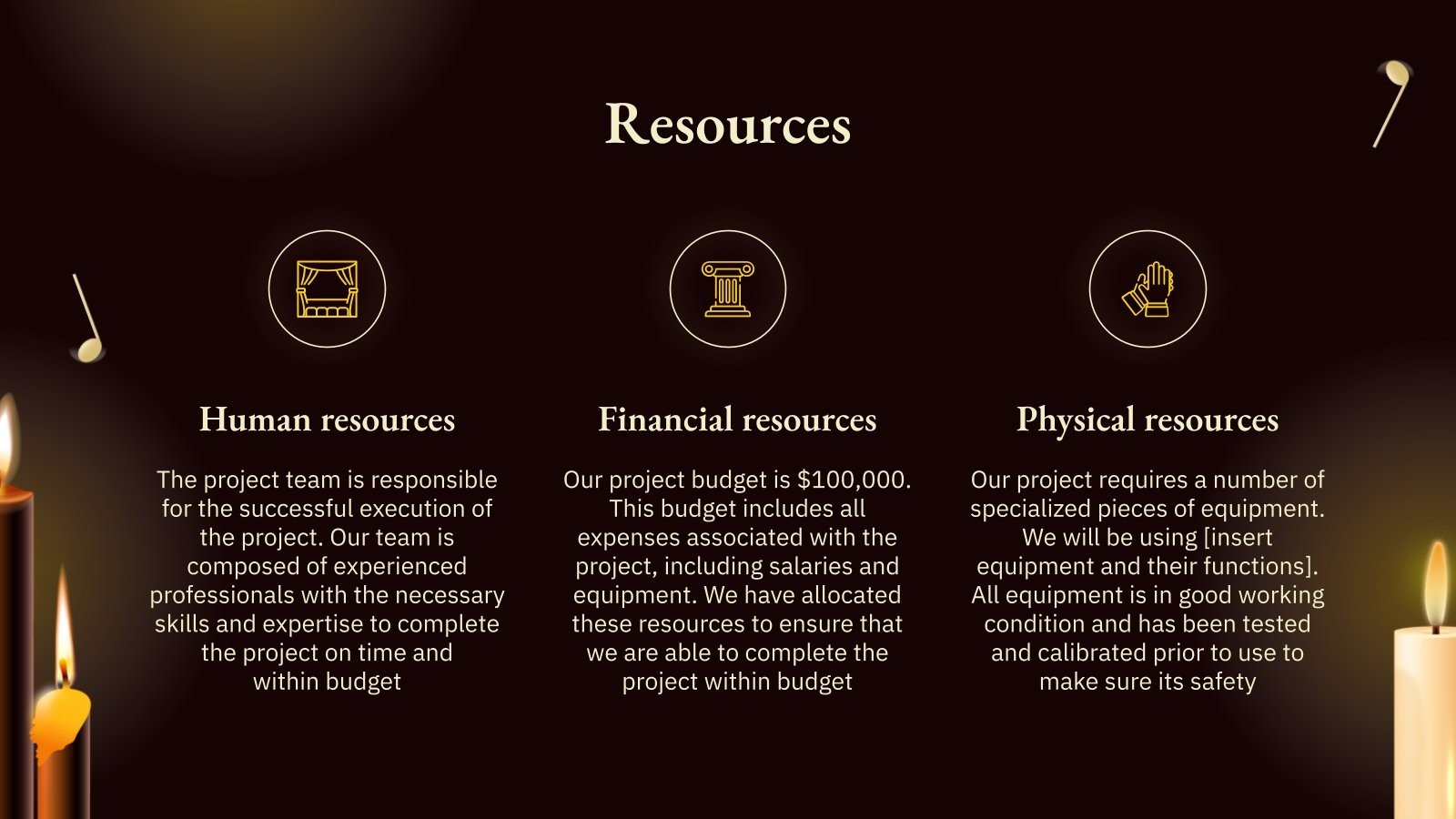 Candlelight Concert Project Proposal Presentation