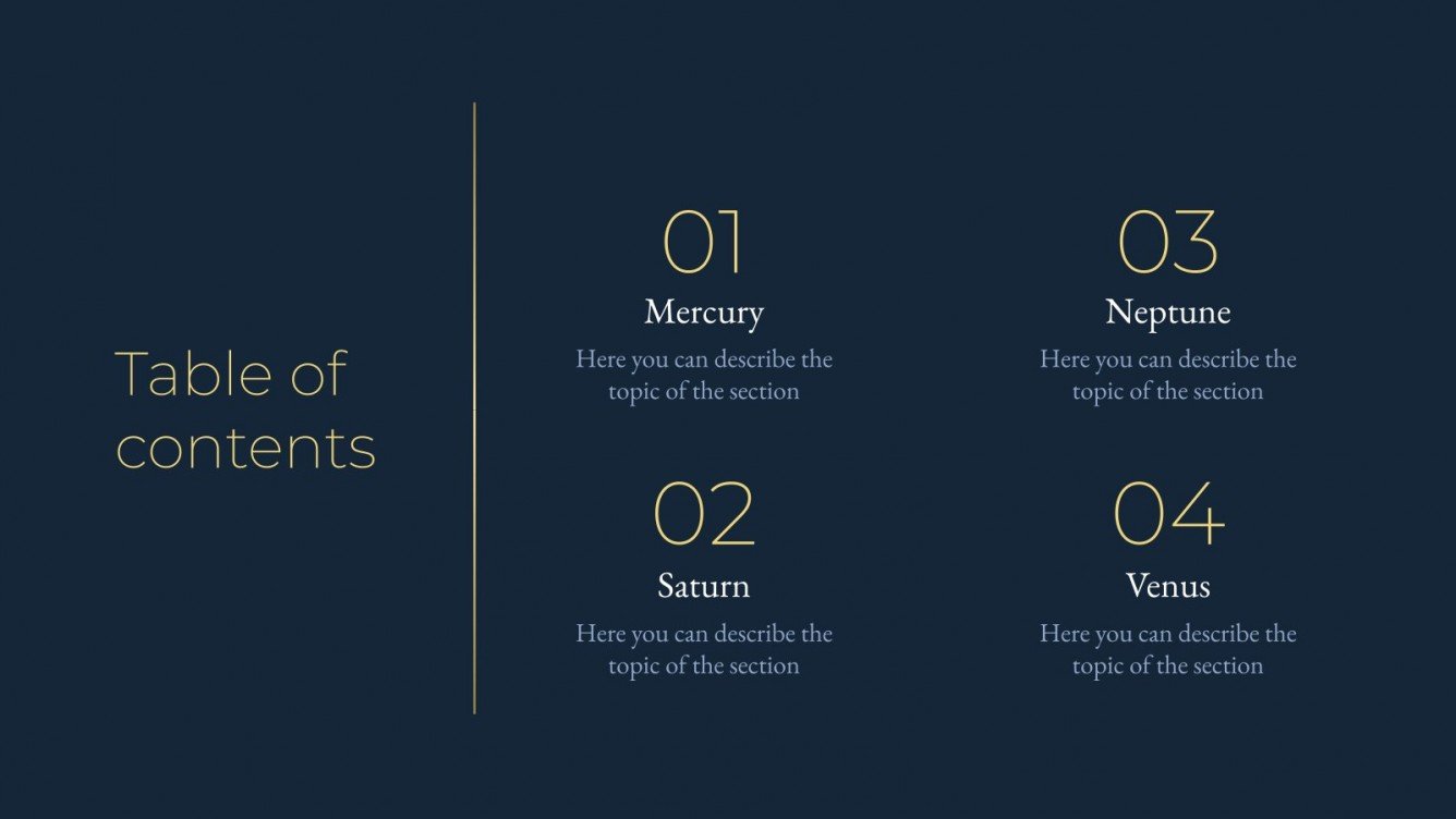 Dark Elegance Google Slides and PowerPoint Template
