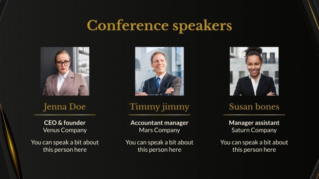 Formal Conference Style Presentation